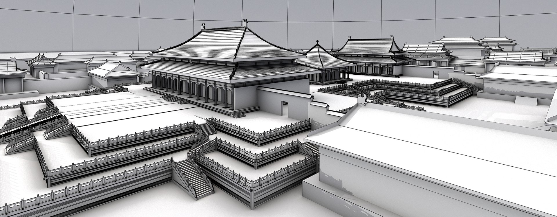 Forbidden city 3D model - TurboSquid 1532659