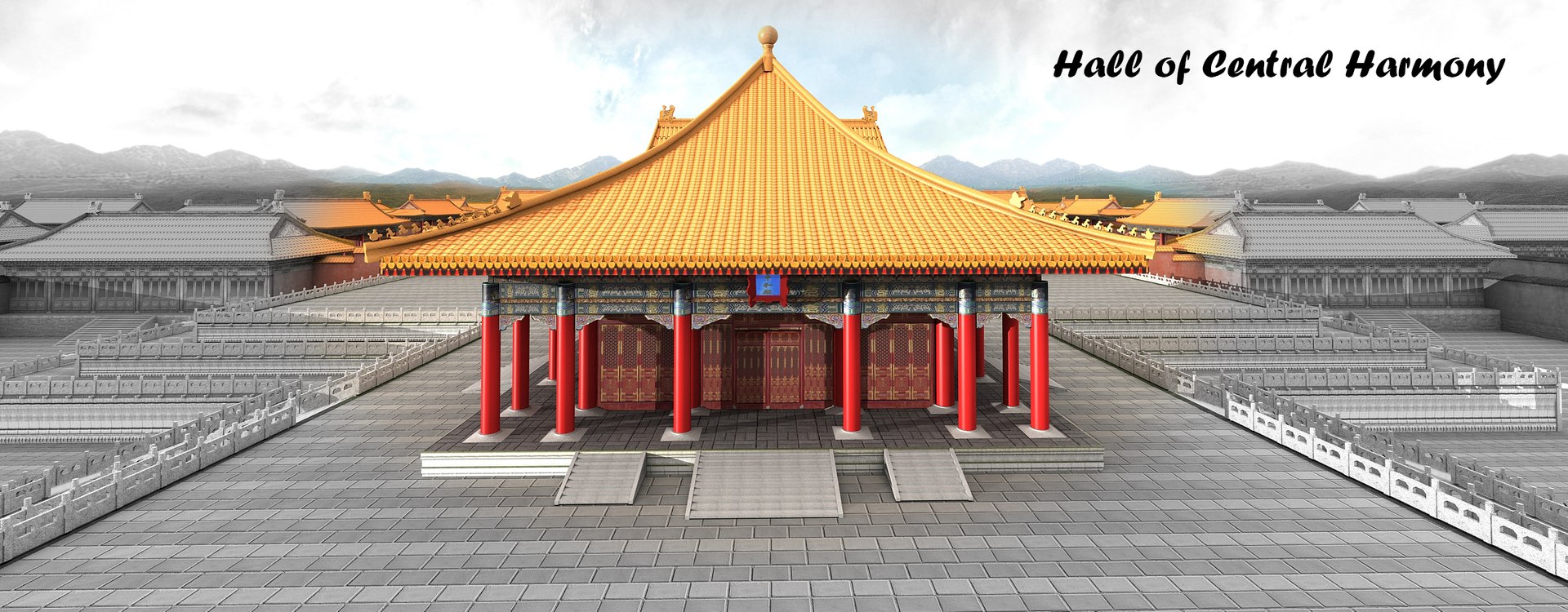 Forbidden City 3D Model - TurboSquid 1532659