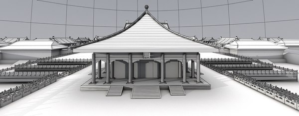 자금성 3D 모델 - TurboSquid 1532659