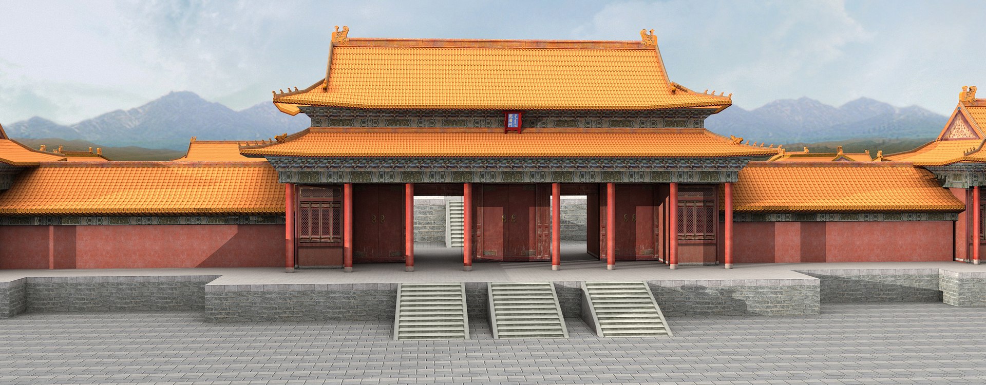 Forbidden City 3D Model - TurboSquid 1532659