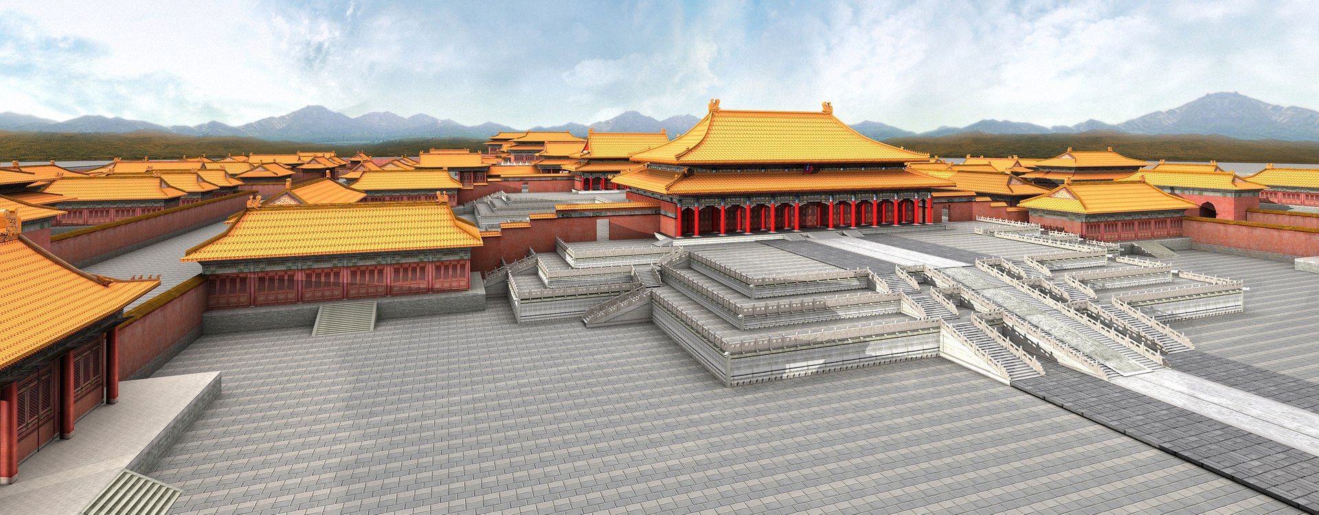 Forbidden City 3D Model - TurboSquid 1532659