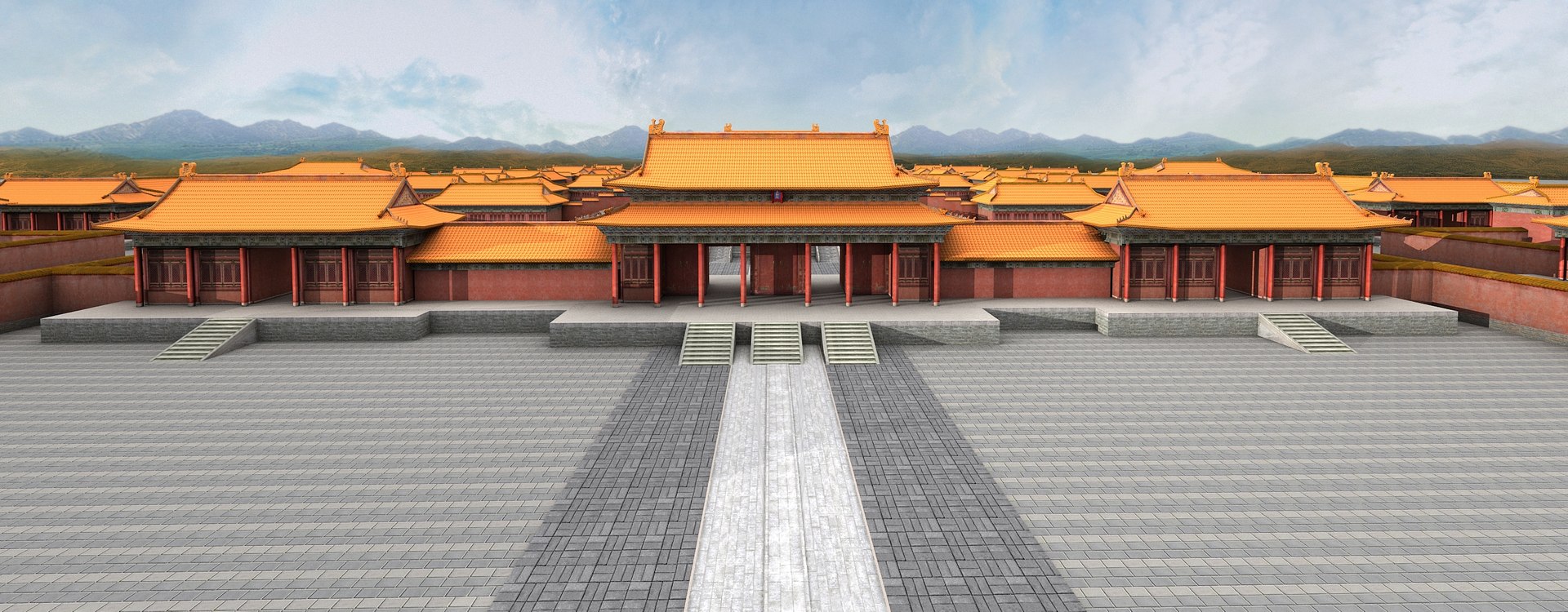Forbidden City 3D Model - TurboSquid 1532659
