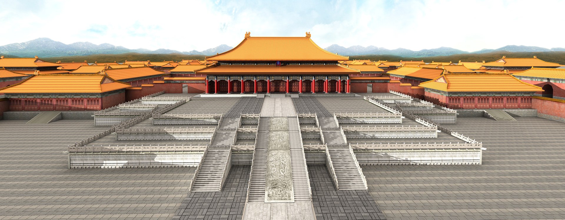 Forbidden City 3D Model - TurboSquid 1532659