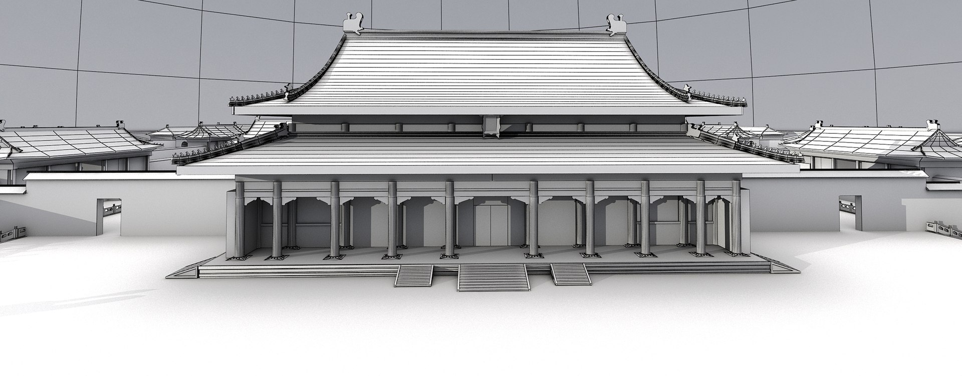 Forbidden city 3D model - TurboSquid 1532659