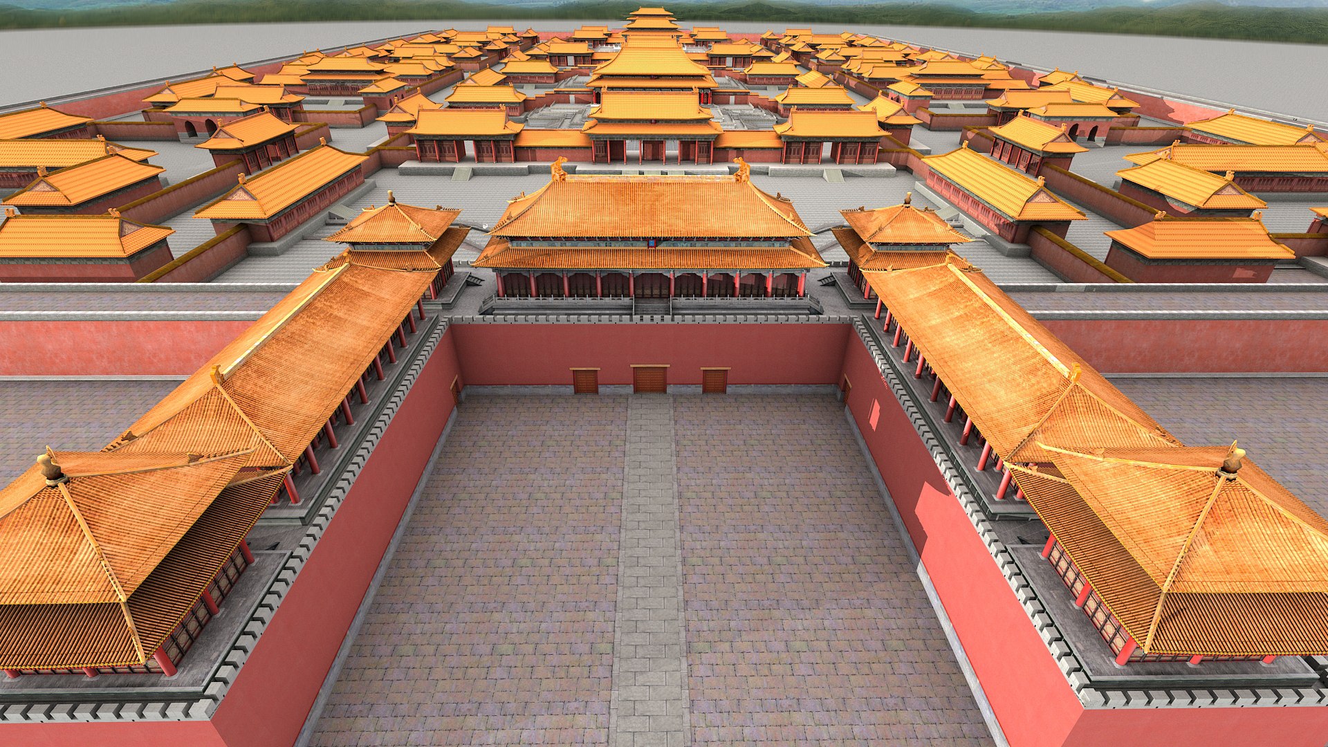Forbidden city 3D model - TurboSquid 1532659