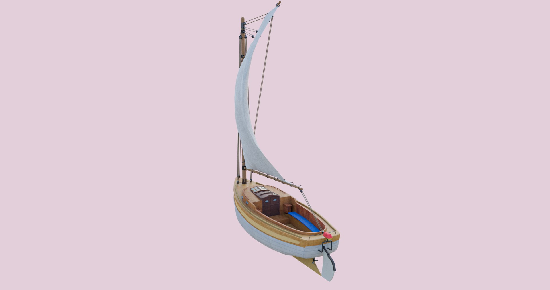 3D Model Catboat - TurboSquid 1808198
