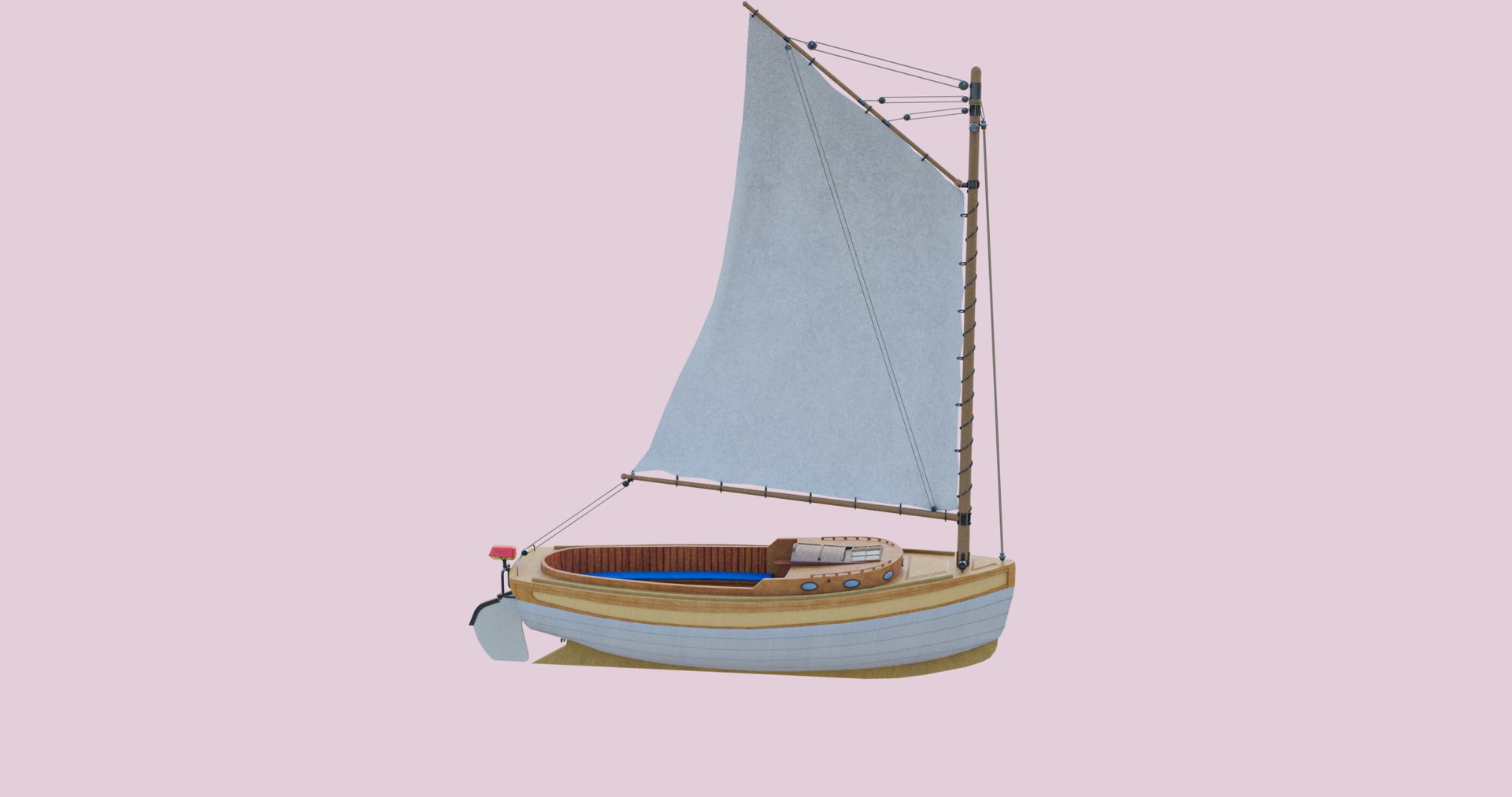 3D Model Catboat - TurboSquid 1808198