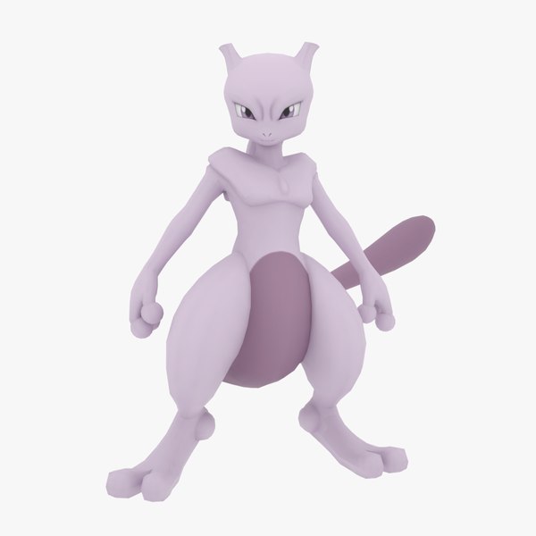 modelo 3d Mewtwo de Pokémon - TurboSquid 2312544
