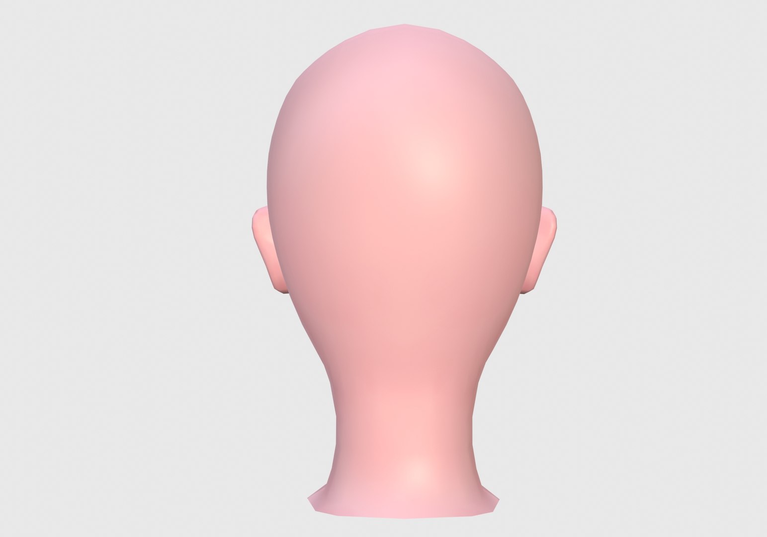 Basic Female Head 3D Model - TurboSquid 1959312