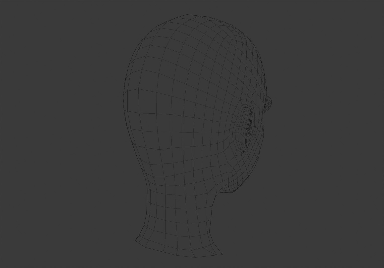 Basic Female Head 3D Model - TurboSquid 1959312