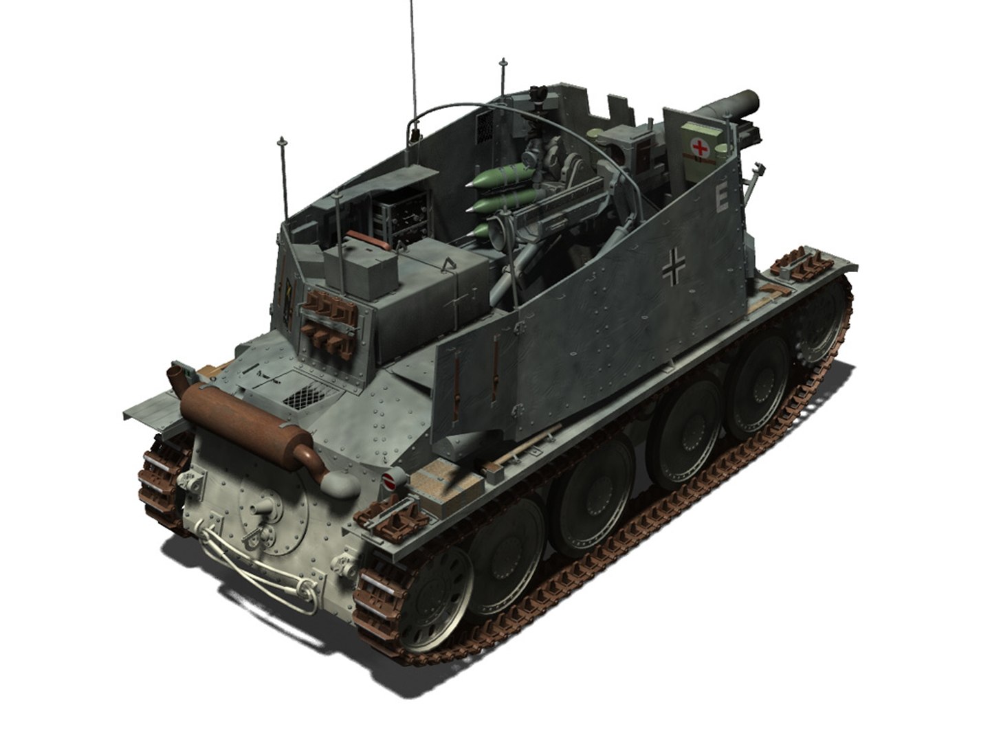 Lightwave German Artillery Pz 38