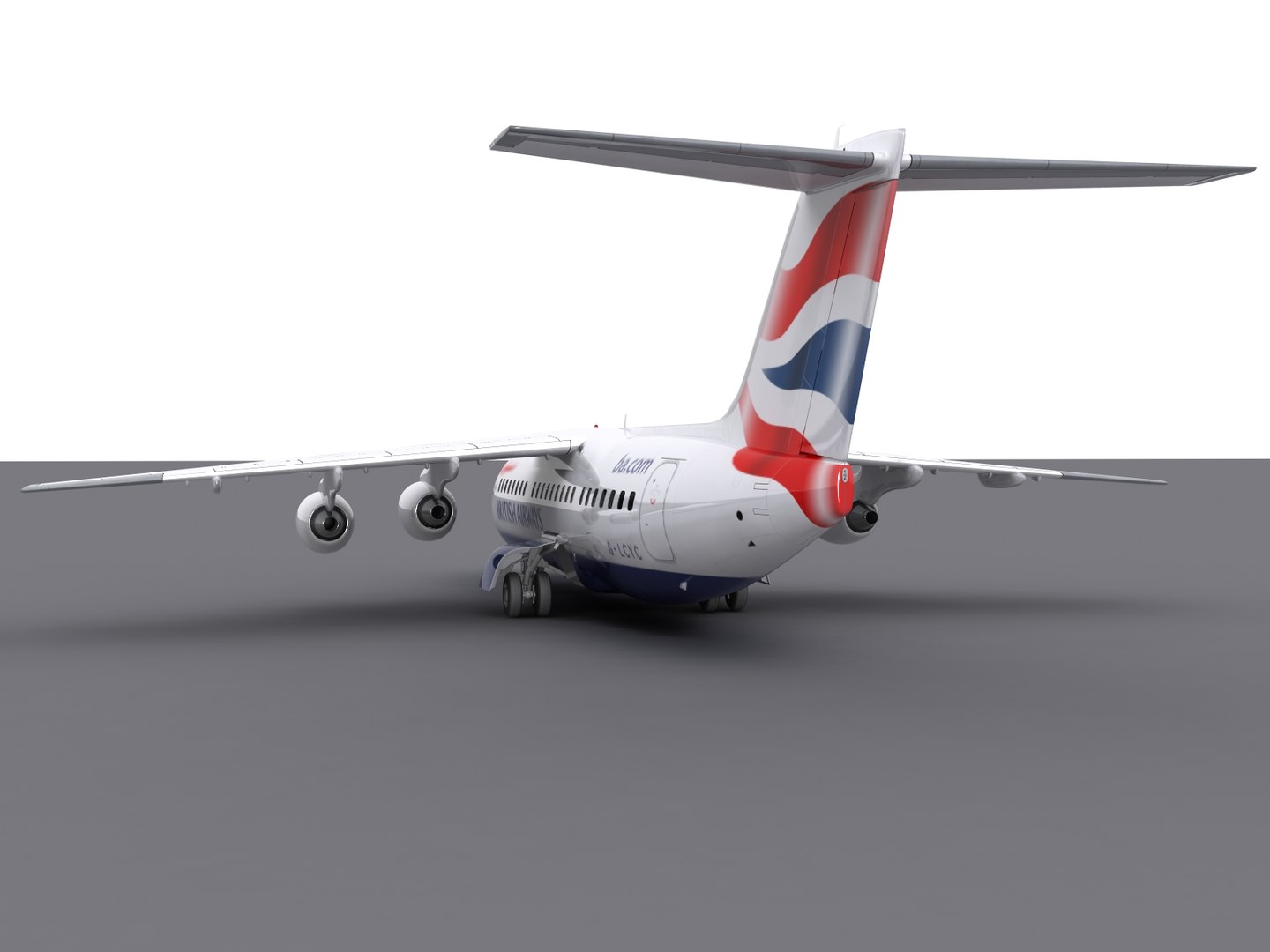 Bae 146-200 Avro Rj85 3d Model