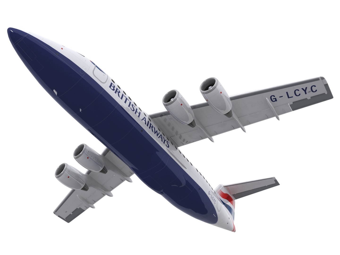 Bae 146-200 Avro Rj85 3d Model