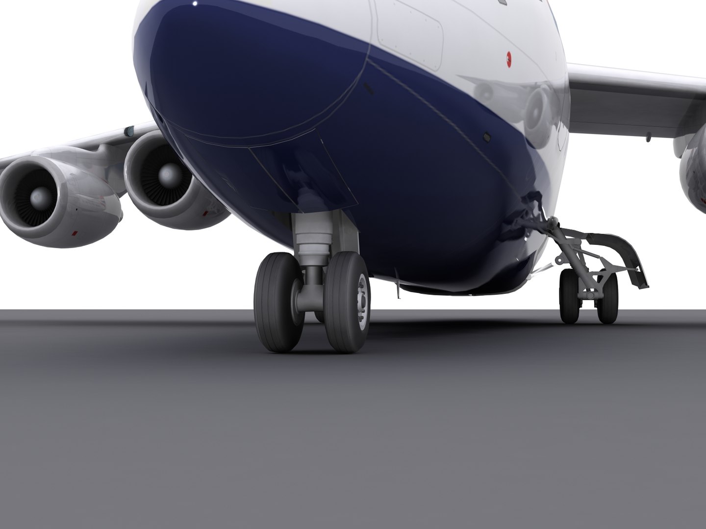 Bae 146-200 Avro Rj85 3d Model