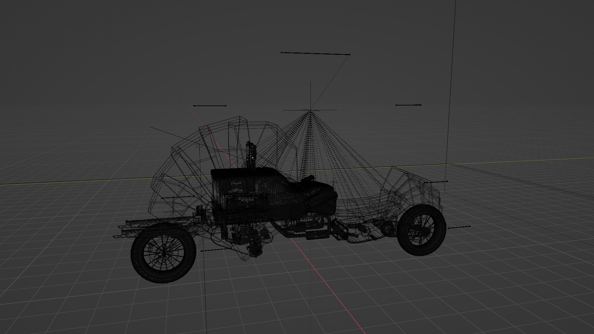 Cosmic Bike Black With Shield 3D - TurboSquid 2094312