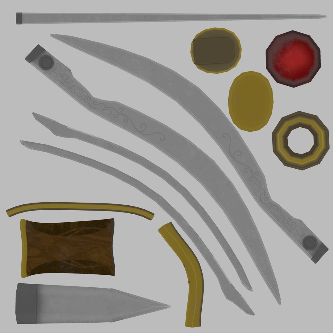 3D Elf Weapon - TurboSquid 2385045