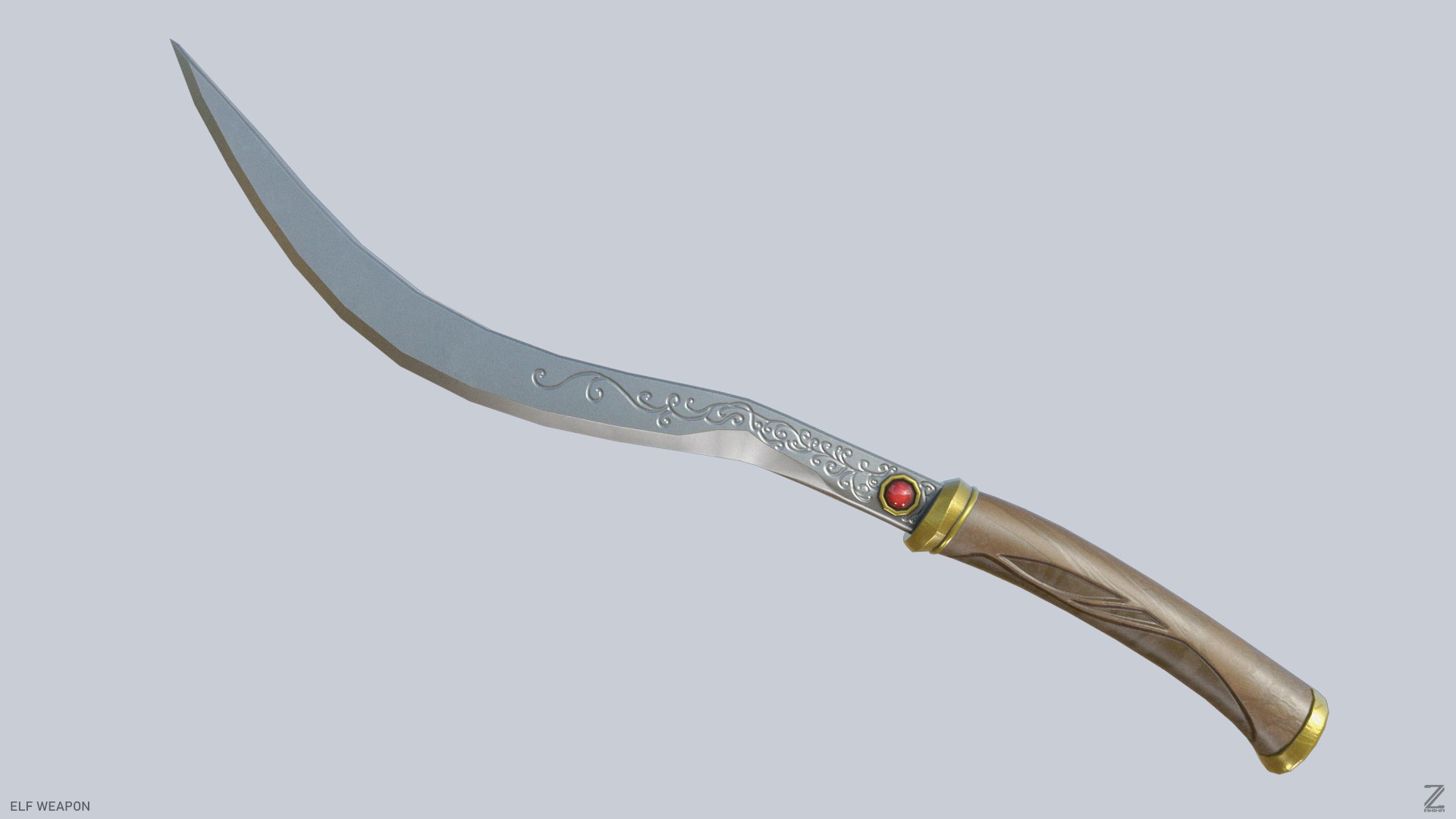 3D Elf Weapon - TurboSquid 2385045