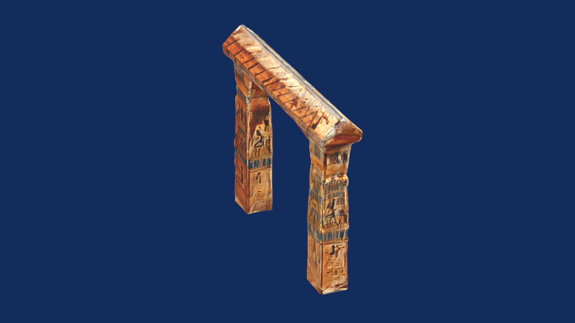 3D Model Egyptian Arch Egypt Ancient - TurboSquid 2151018