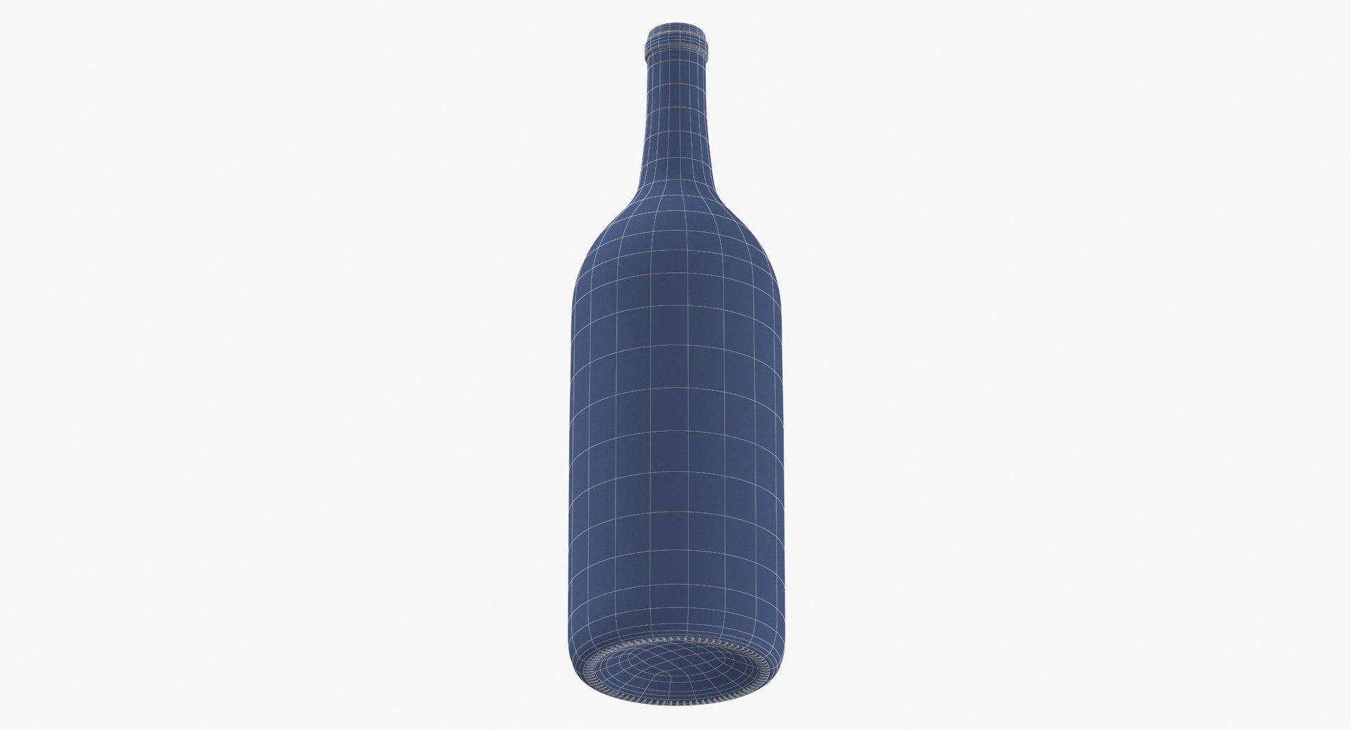 Wine Bottle Bordeaux 1 5L Green 3D Model - TurboSquid 2163638