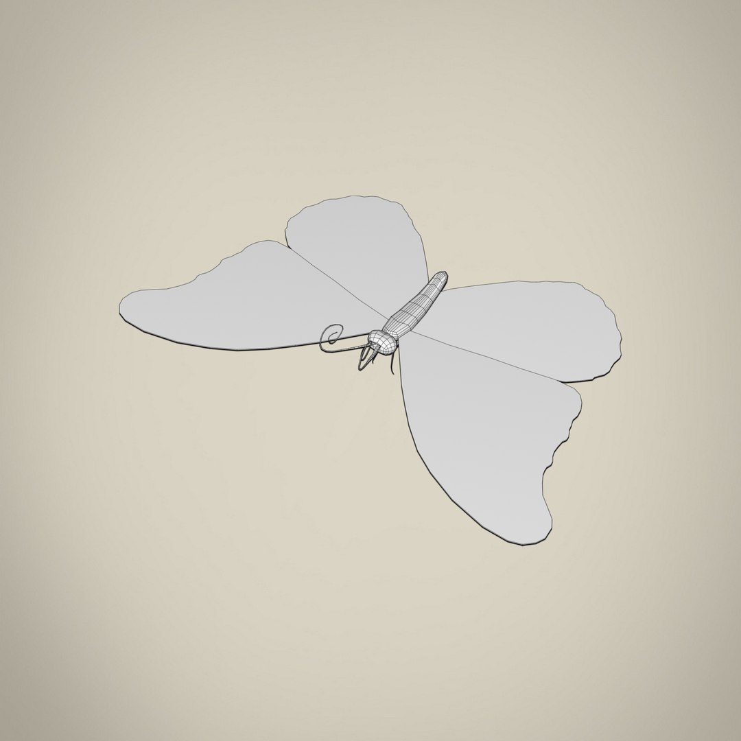3D Butterfly Model - TurboSquid 2074490