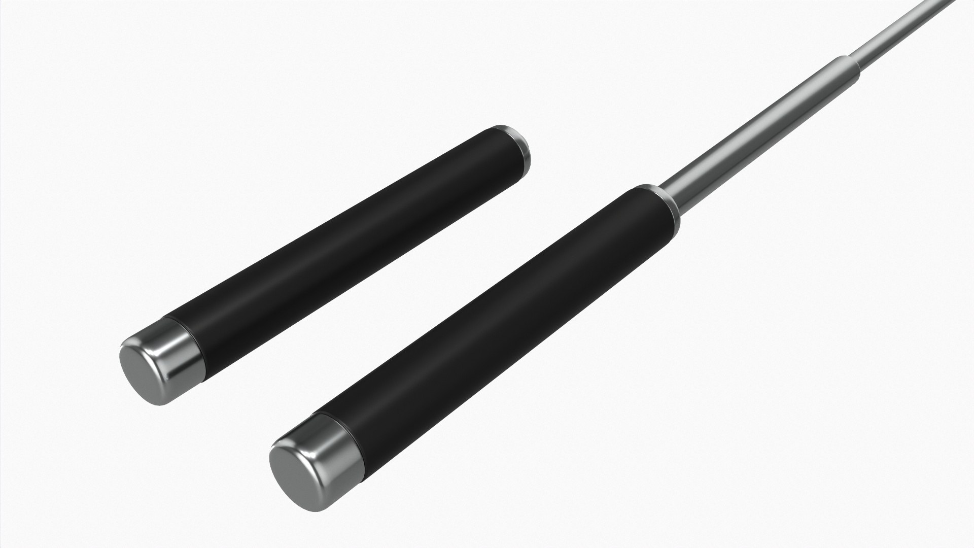Baton Telescopic Metal 3D Model - TurboSquid 1856400
