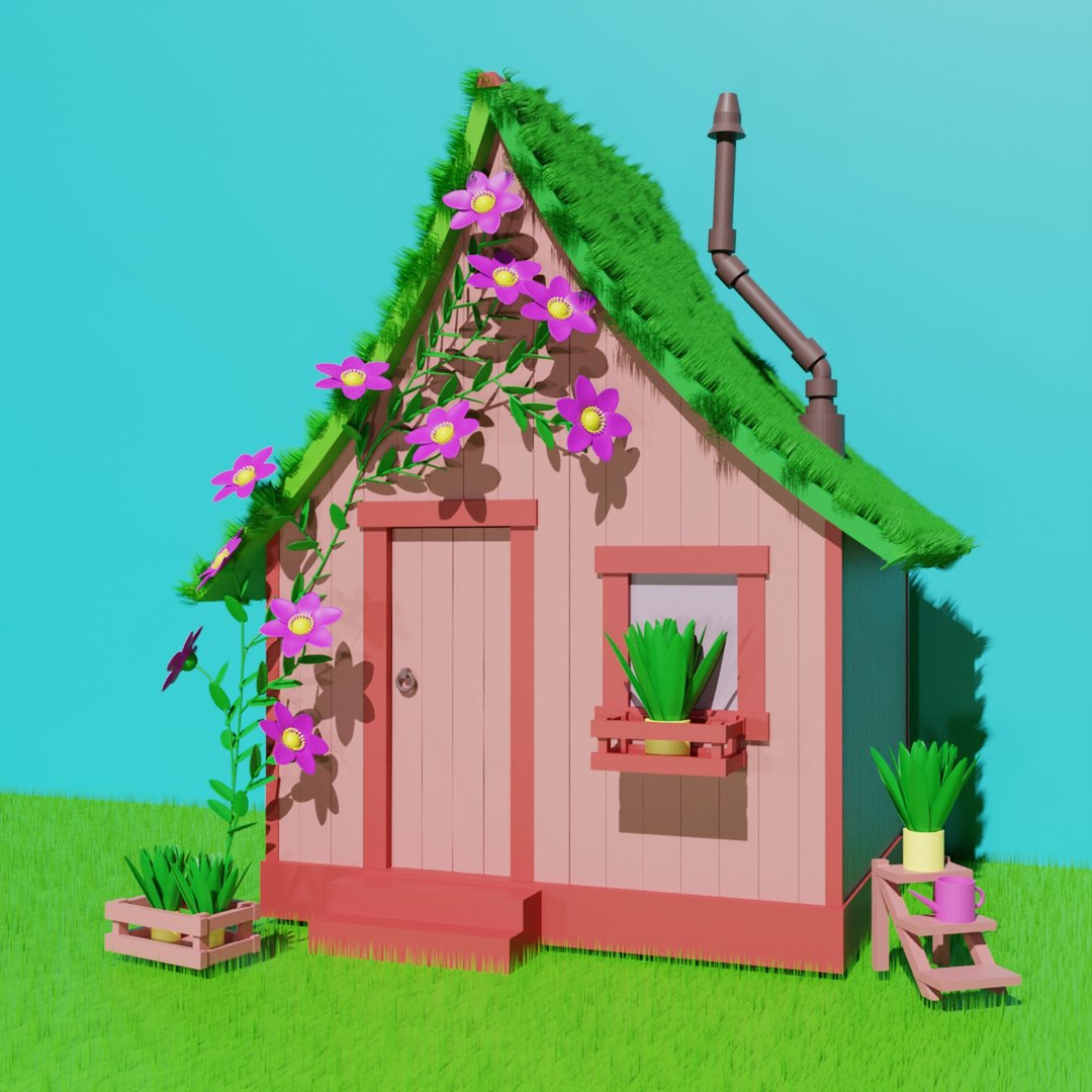3D Forest House - TurboSquid 2021600