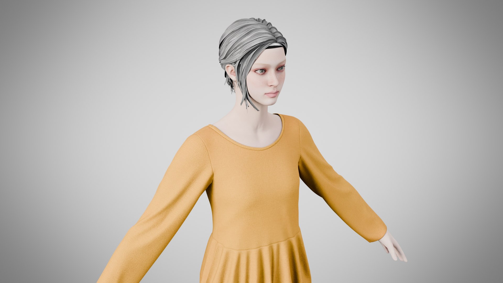 Dress 25 Dress 25 Amber Glow 3D Model - TurboSquid 2477815