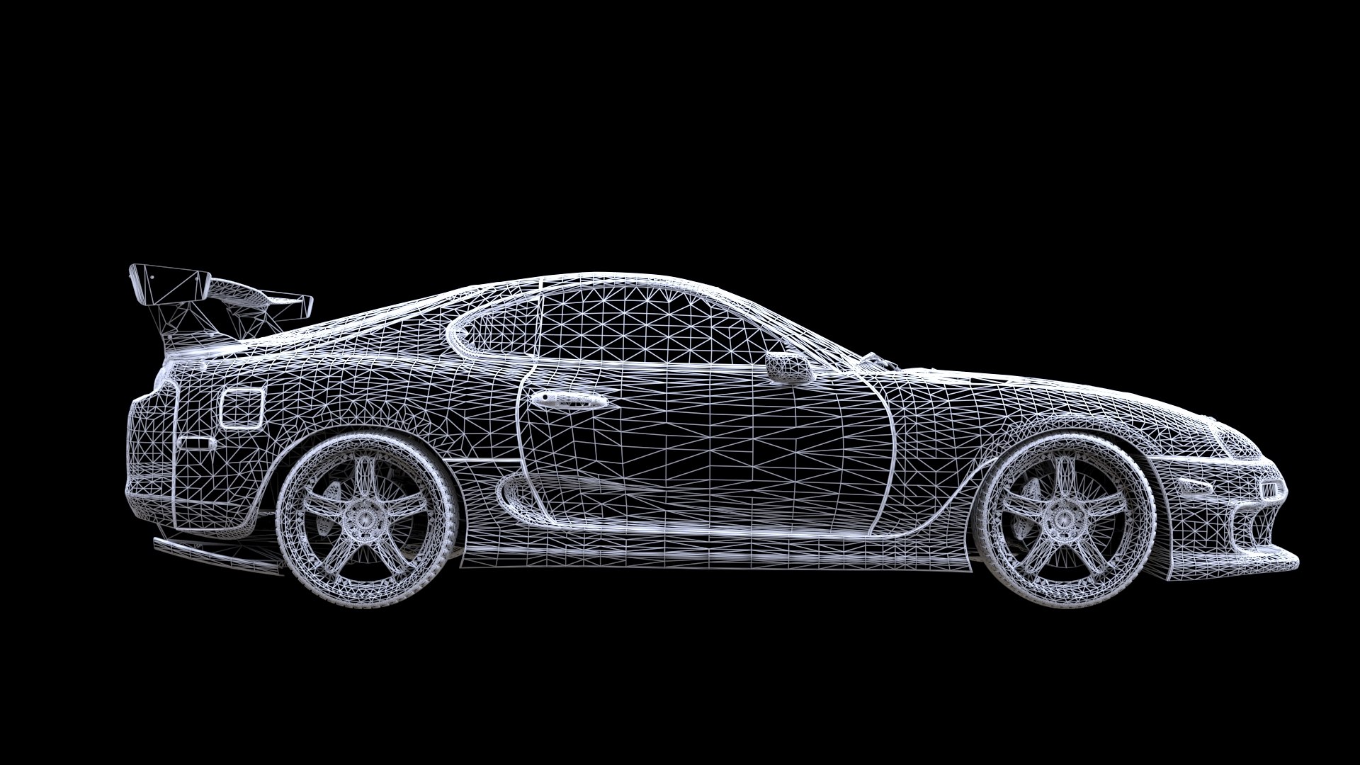 3D Toyota Supra Tuning - TurboSquid 2239062