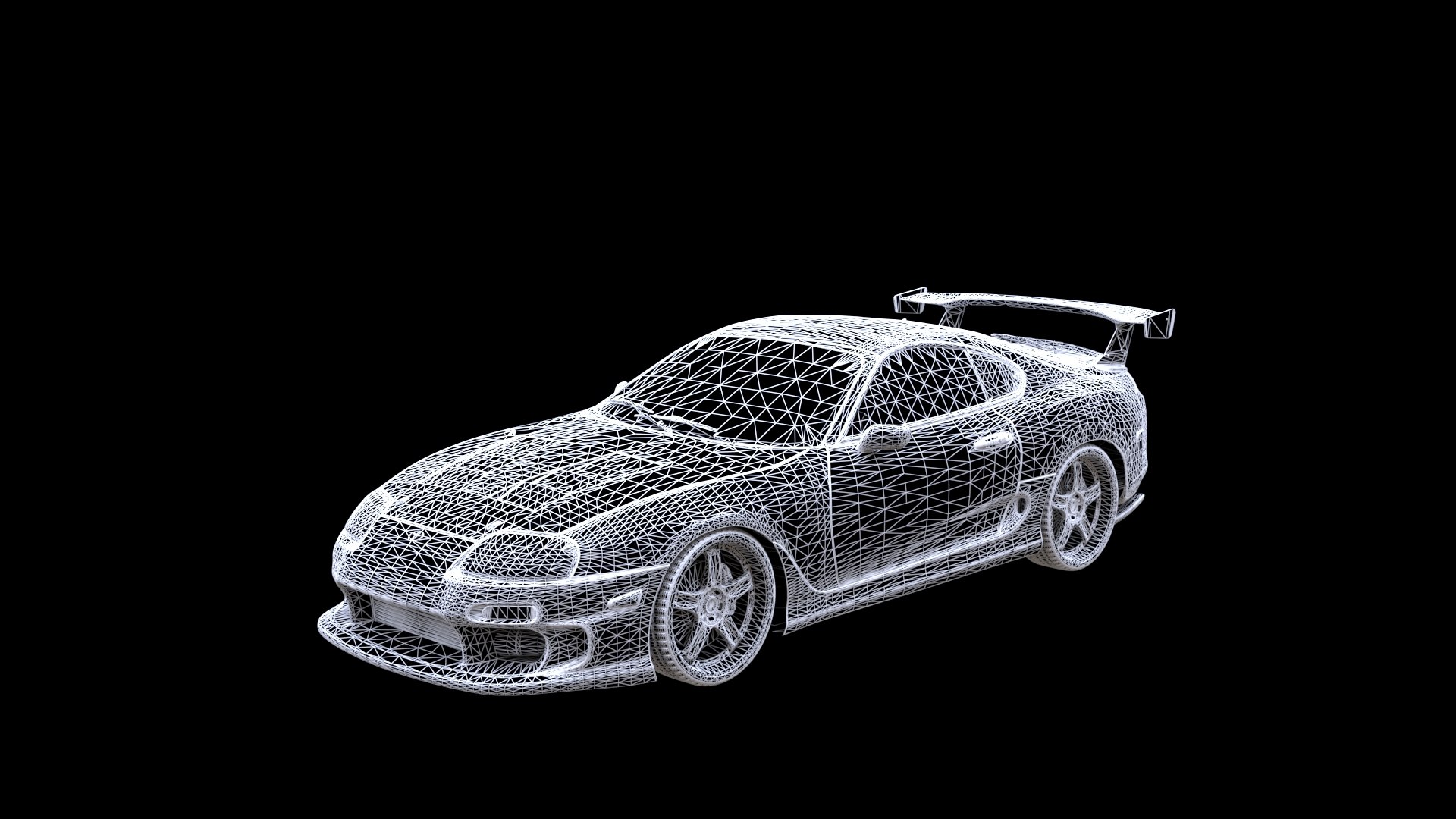 3D Toyota Supra Tuning - TurboSquid 2239062