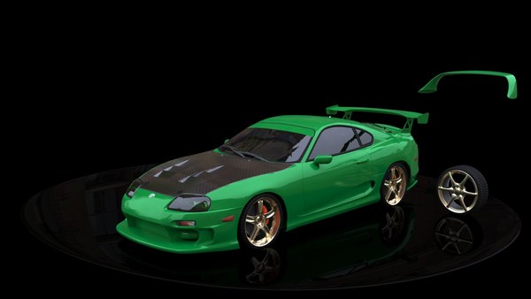 modelo 3d Tuning Toyota Supra - TurboSquid 2239062