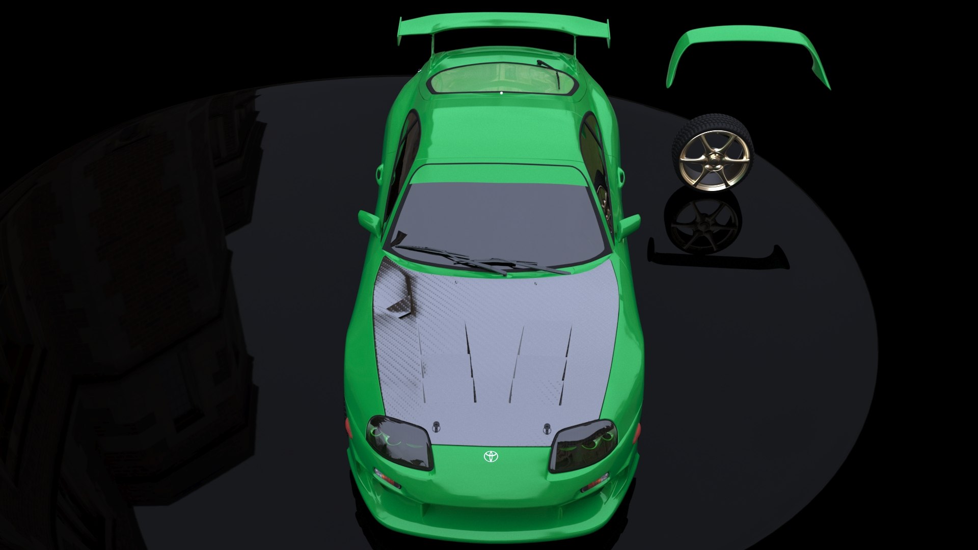 3D Toyota Supra Tuning - TurboSquid 2239062