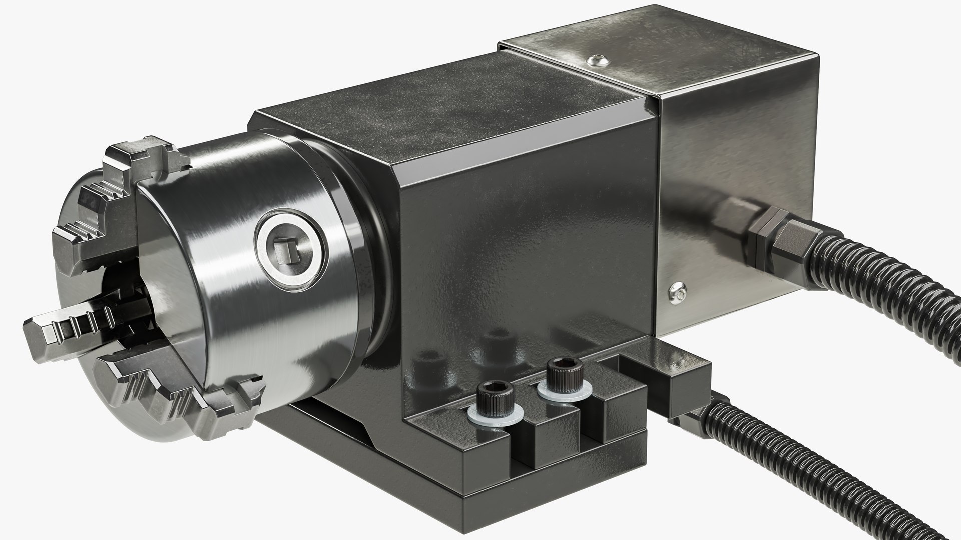 3D Chuck And Tailstock - TurboSquid 2228133