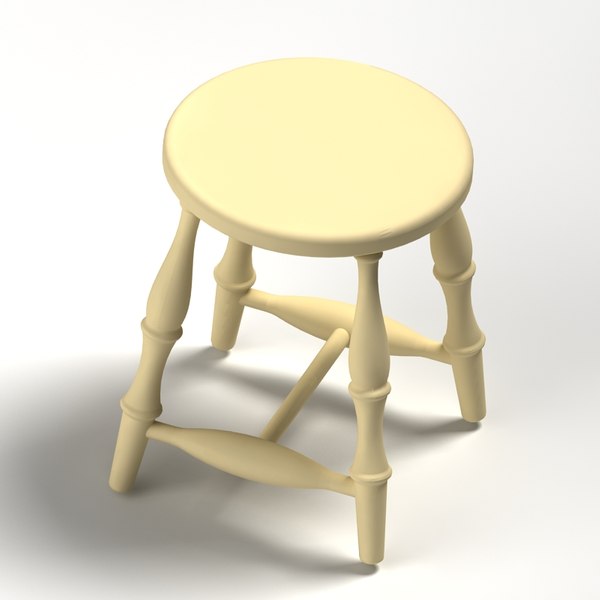 3d model chair stool