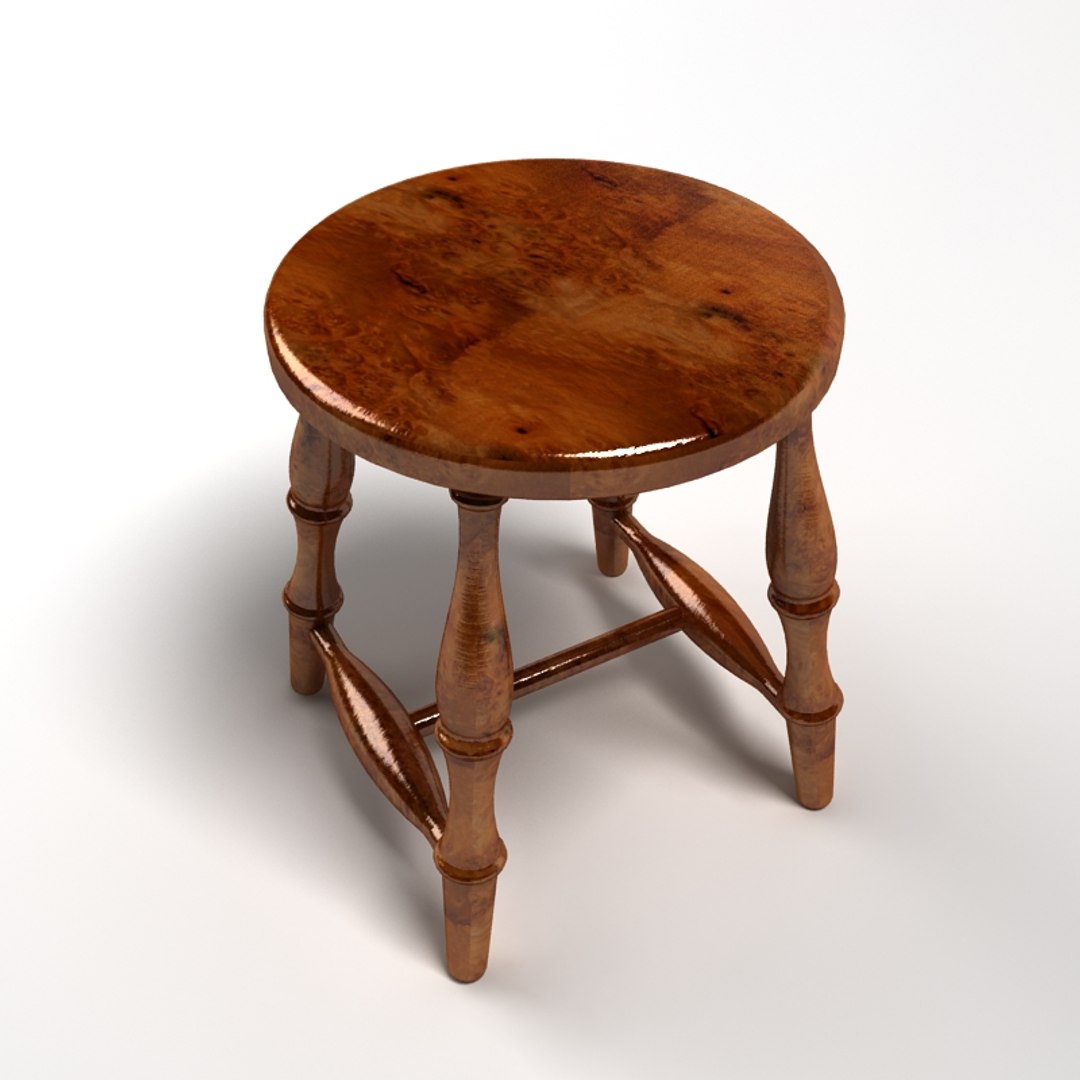 3d model chair stool