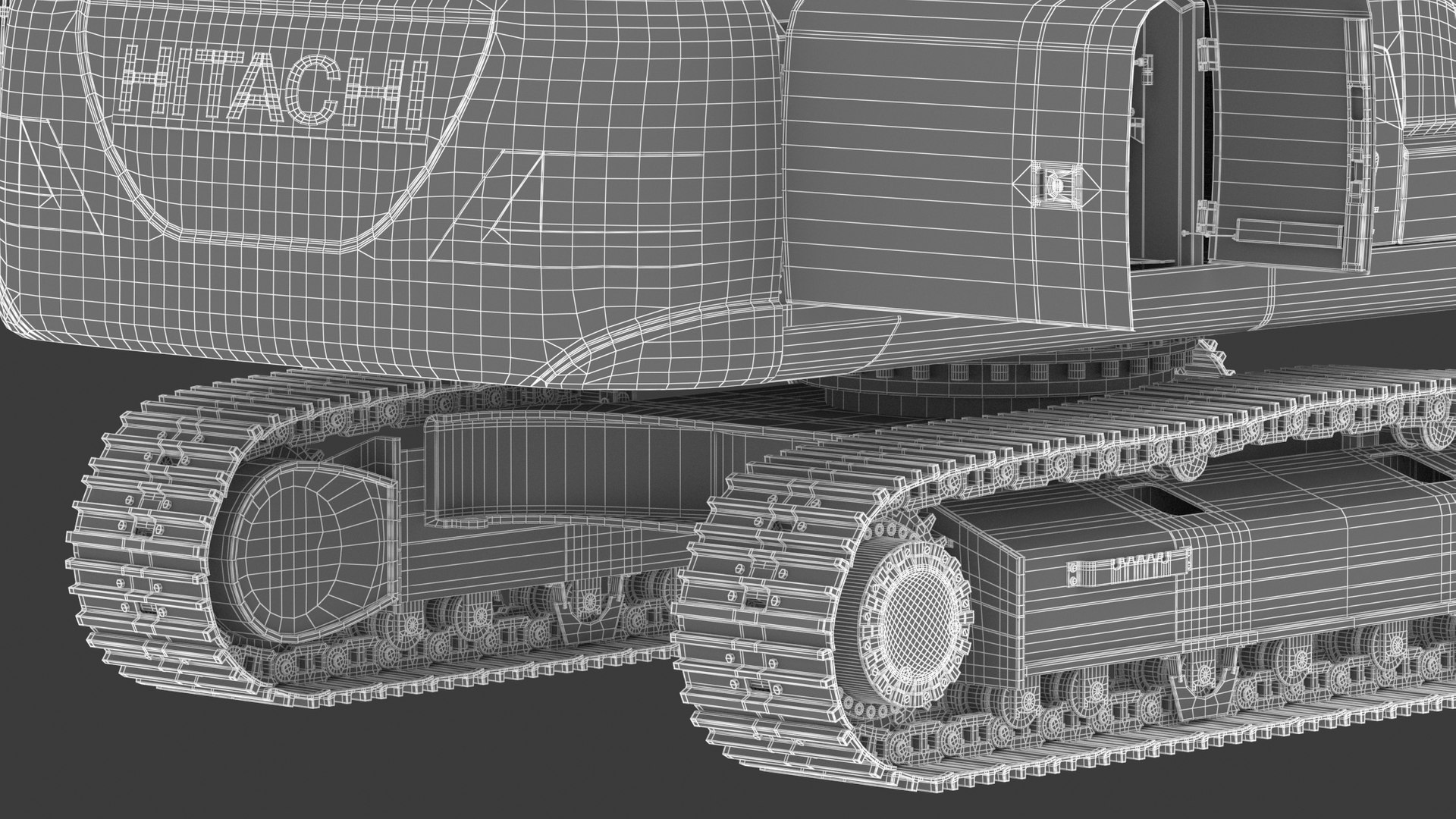 Hitachi ZX300-7 Excavator 3D Model - TurboSquid 2115284