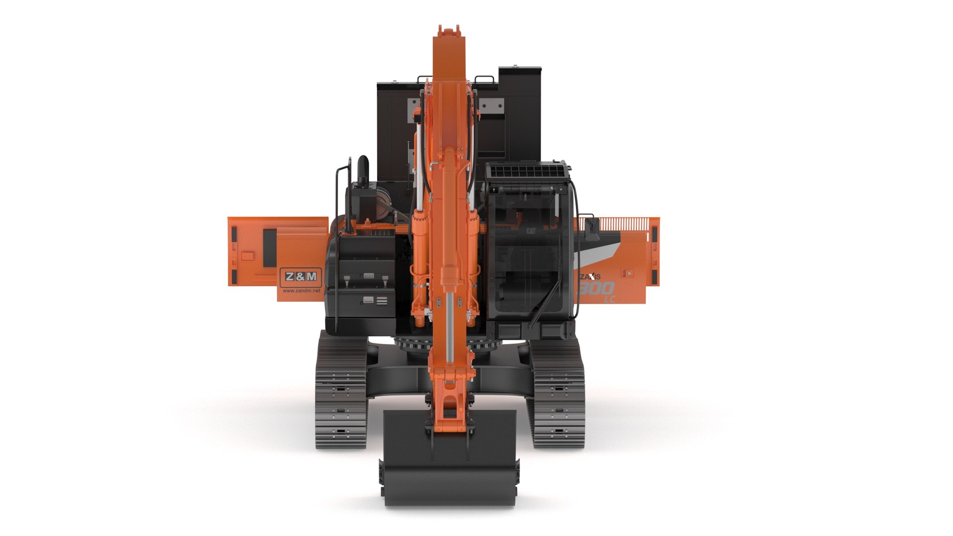 Hitachi ZX300-7 Excavator 3D Model - TurboSquid 2115284