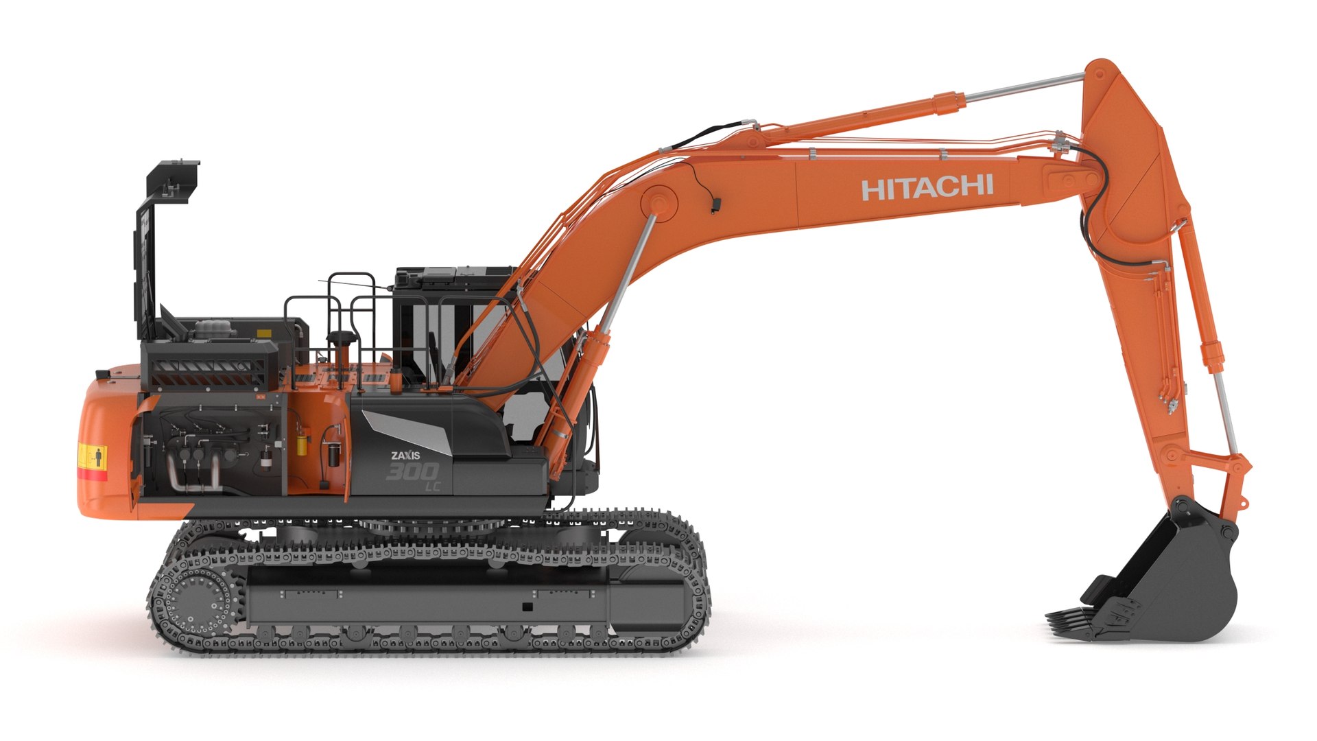 Hitachi ZX300-7 Excavator 3D model - TurboSquid 2115284