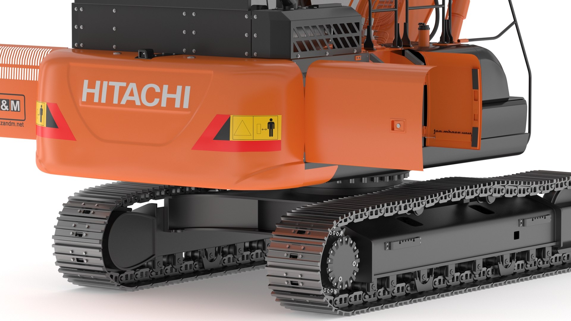 Hitachi ZX300-7 Excavator 3D model - TurboSquid 2115284