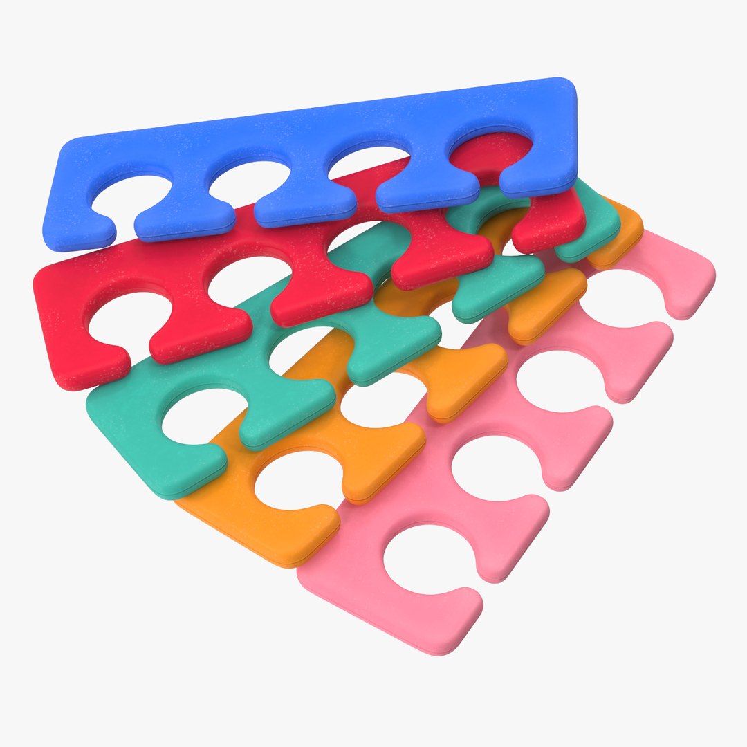 3d Model Pedicure Toe Separator