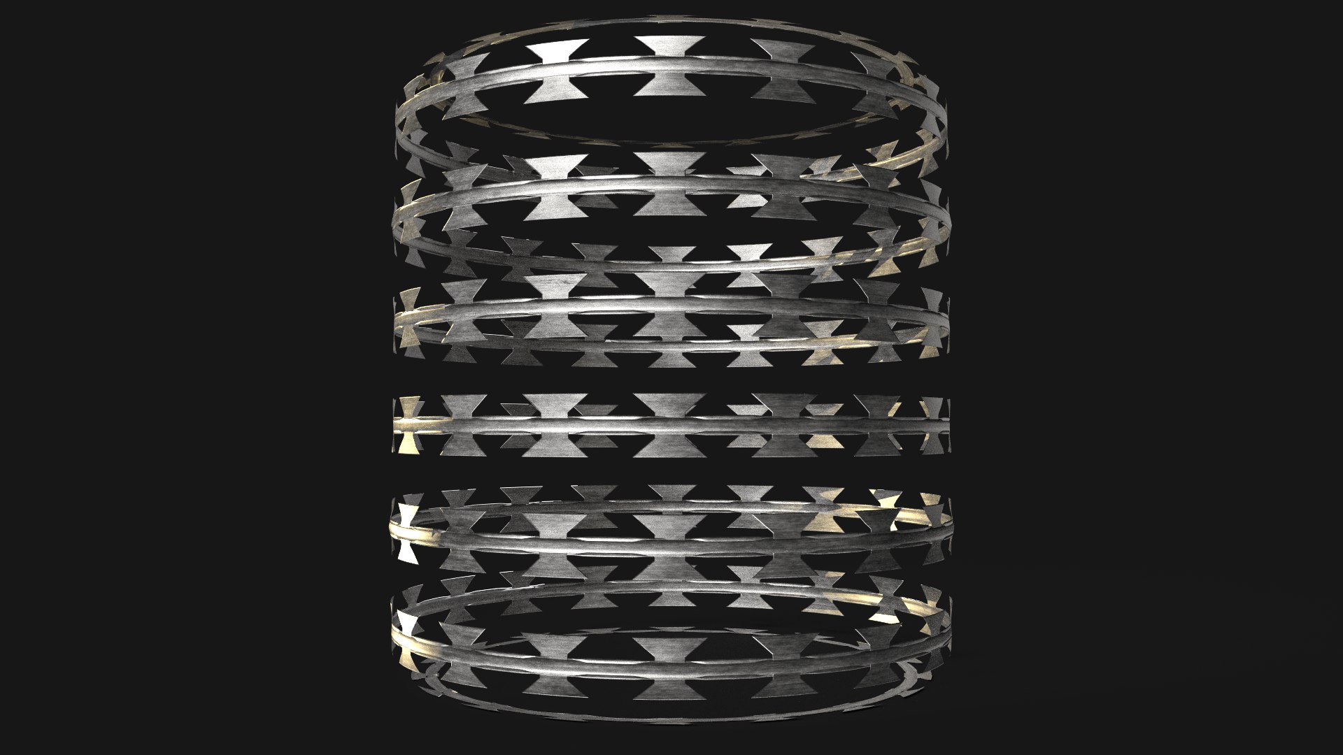 Seamless Barbed Wire Textures 3D Model - TurboSquid 2335307