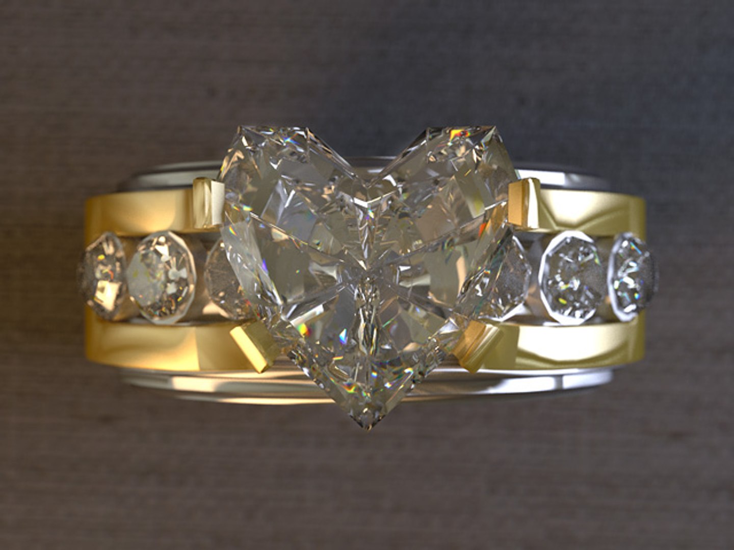Diamond Engagement Ring Obj