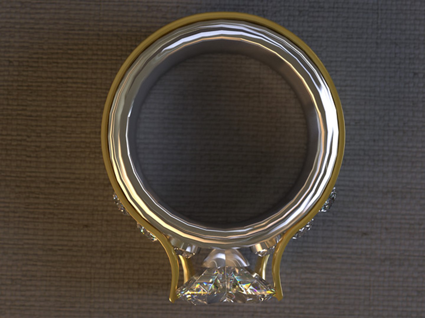 Diamond Engagement Ring Obj