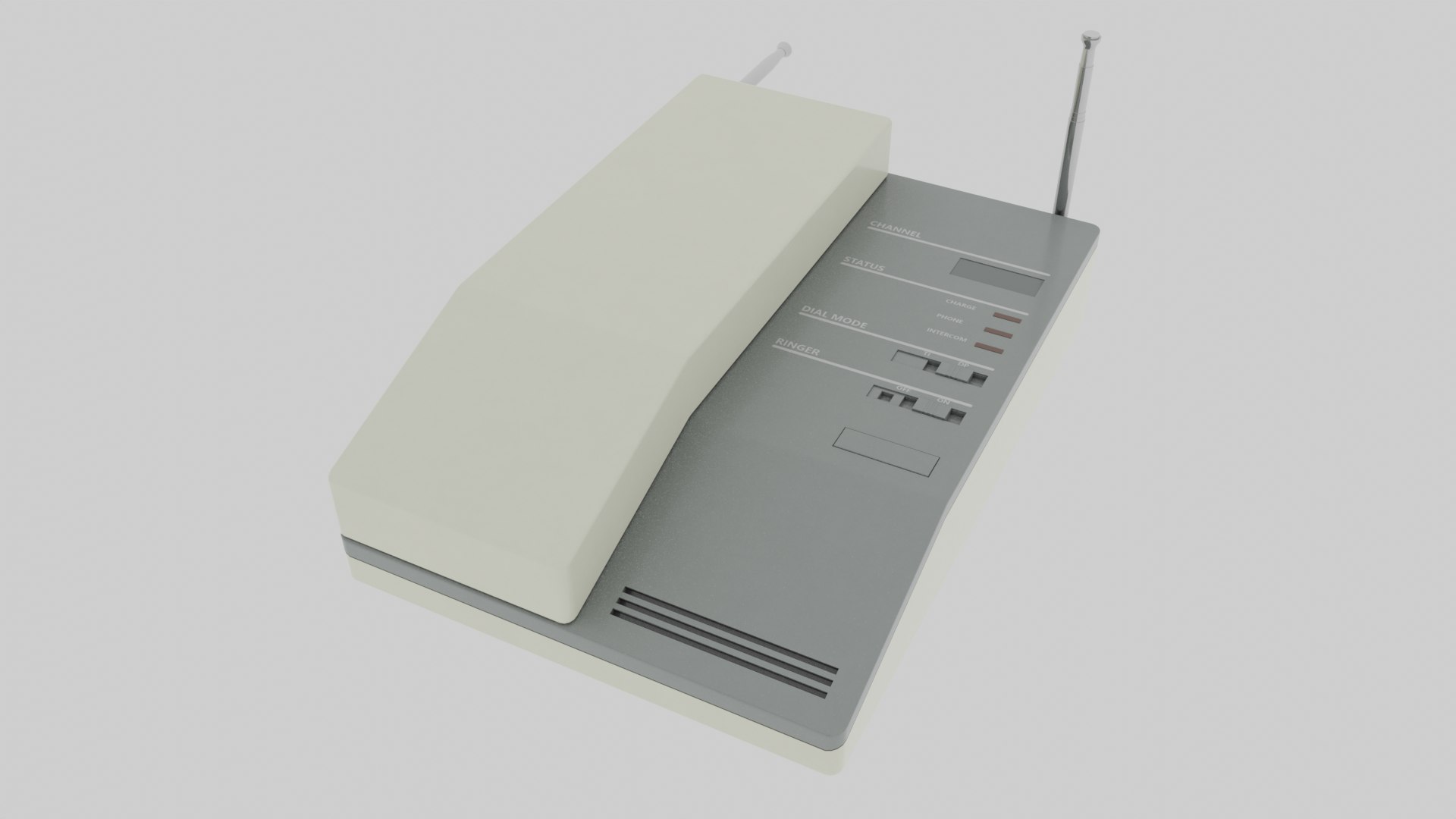 Old Cordless Phone 3D Model - TurboSquid 1943080