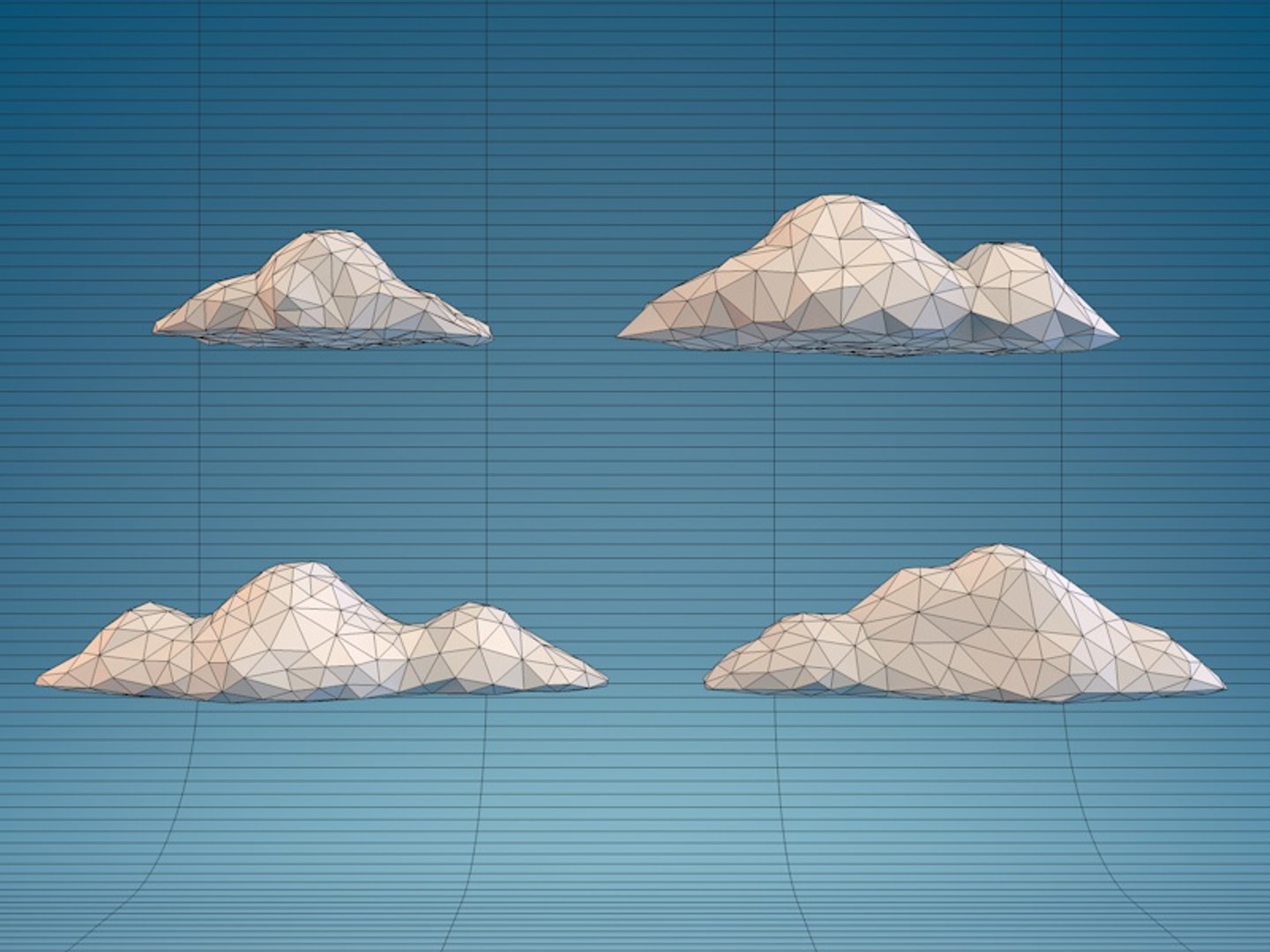 3d Model Clouds