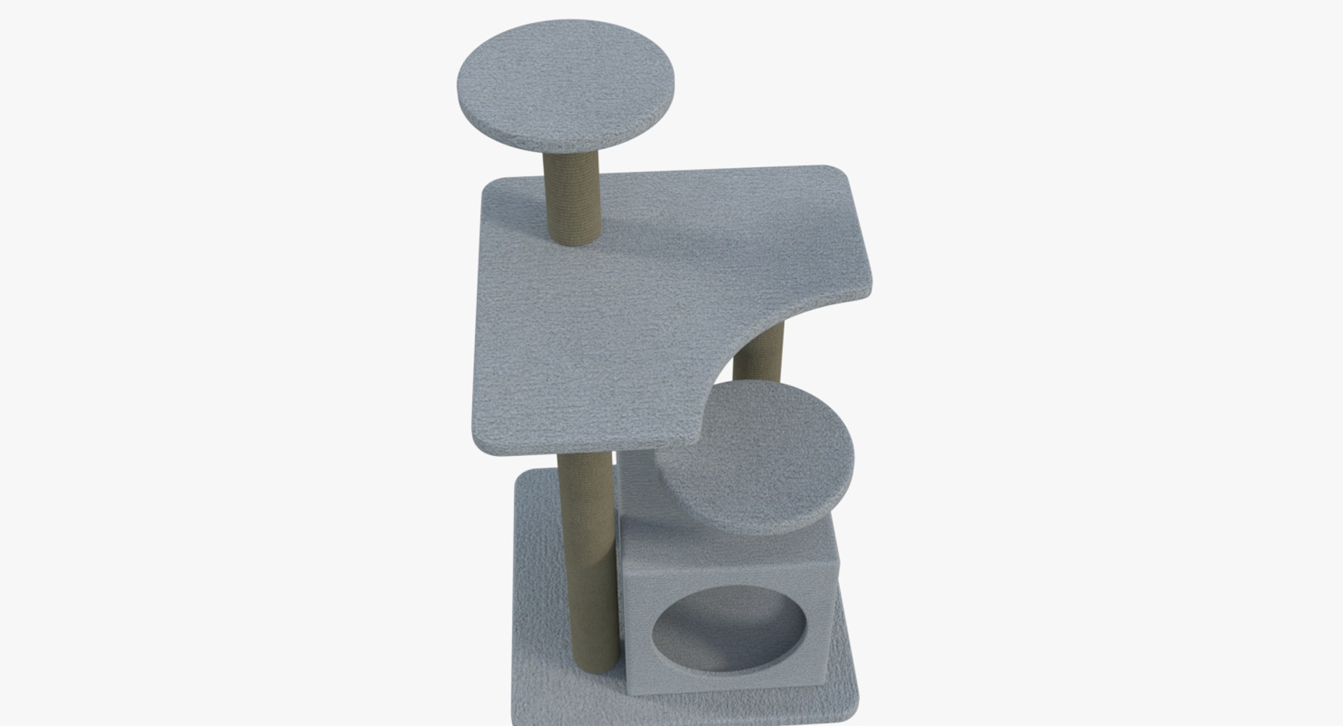 cat tree 3d model