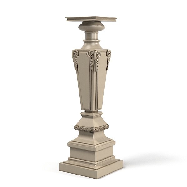 Column Baroque 3D Models for Download | TurboSquid