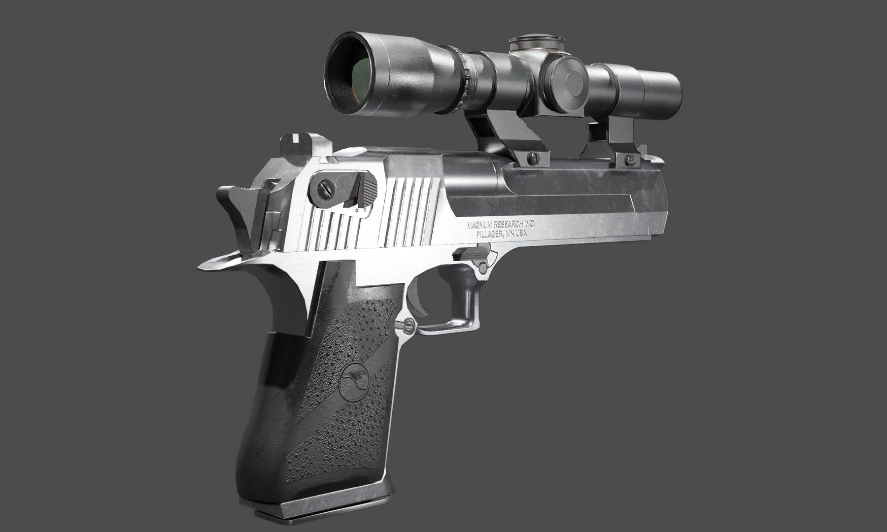 Desert Eagle 50AE 3D Model - TurboSquid 2224845