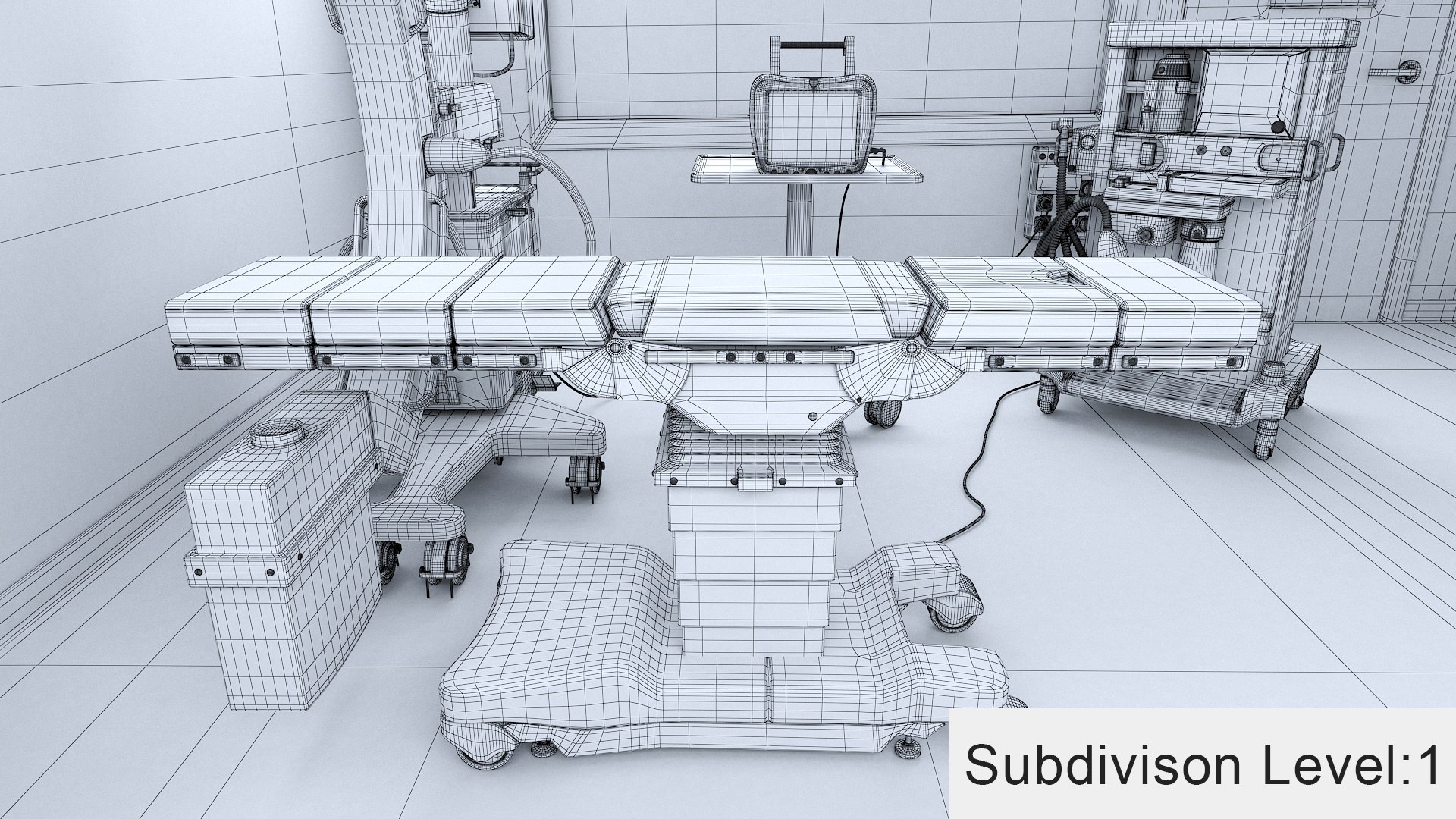 Hybrid Operating Room 3D Model - TurboSquid 1554673