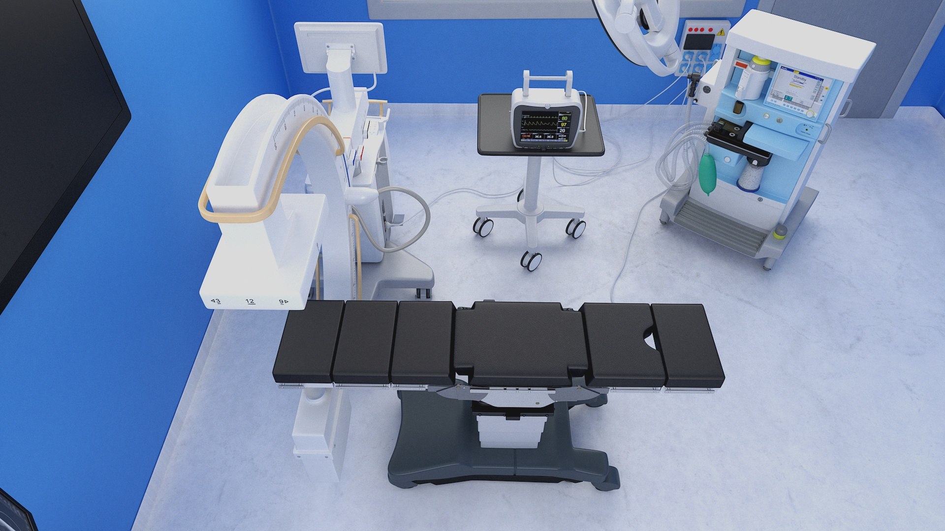 Hybrid Operating Room 3D Model - TurboSquid 1554673