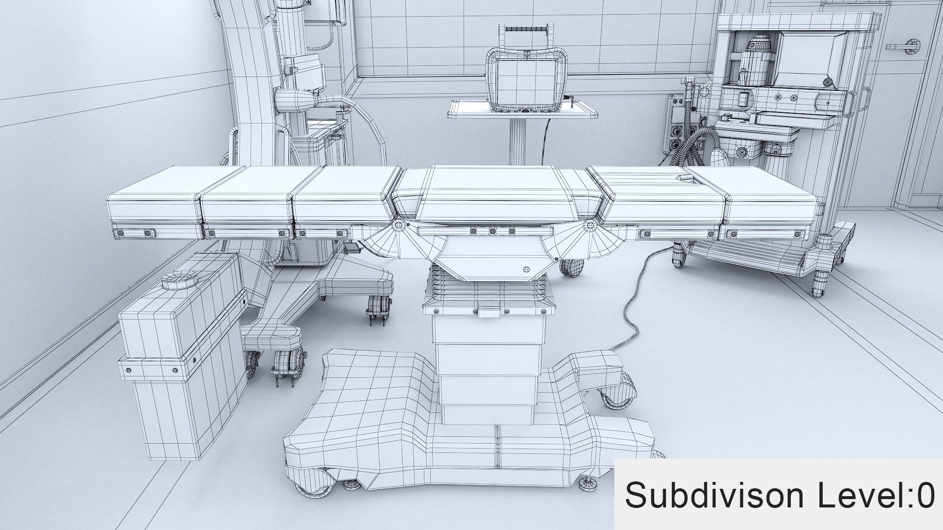 Hybrid Operating Room 3D Model - TurboSquid 1554673